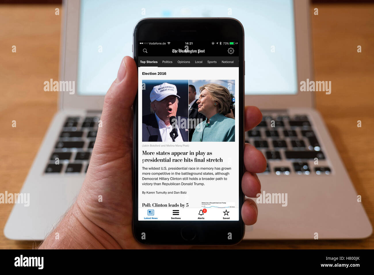 Washington post app logo hi-res stock photography and images - Alamy