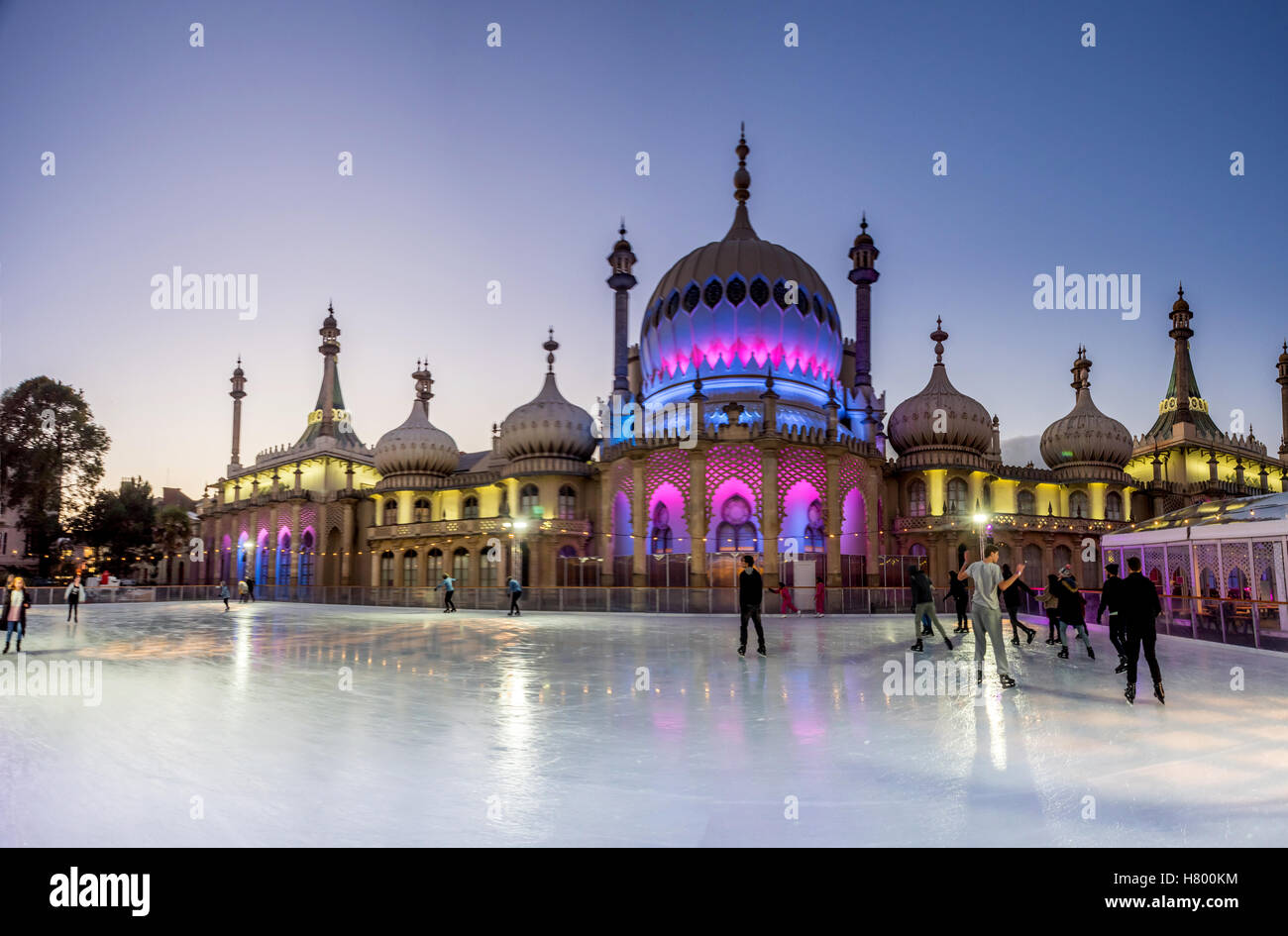 The Royal Pavilion Ice Rink opened this week and will stay open until ...