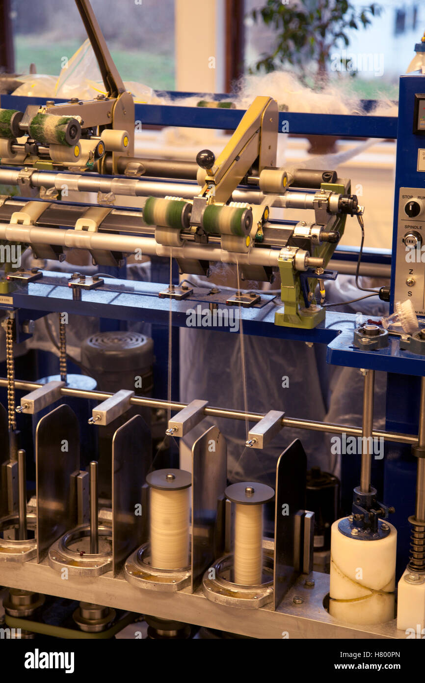 WOOL SPUN into yarn Stock Photo - Alamy