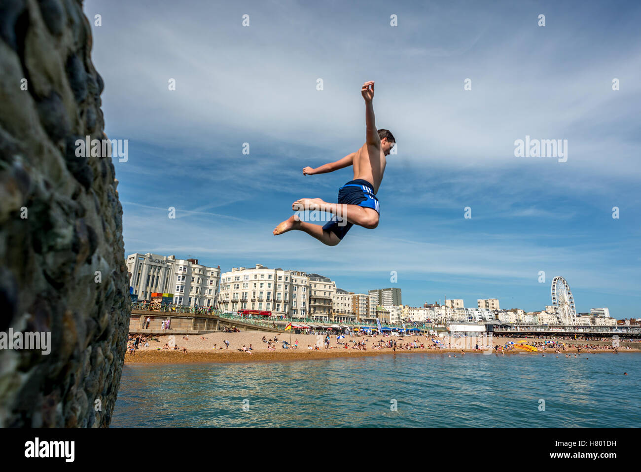 Huge waves seafront hi-res stock photography and images - Alamy