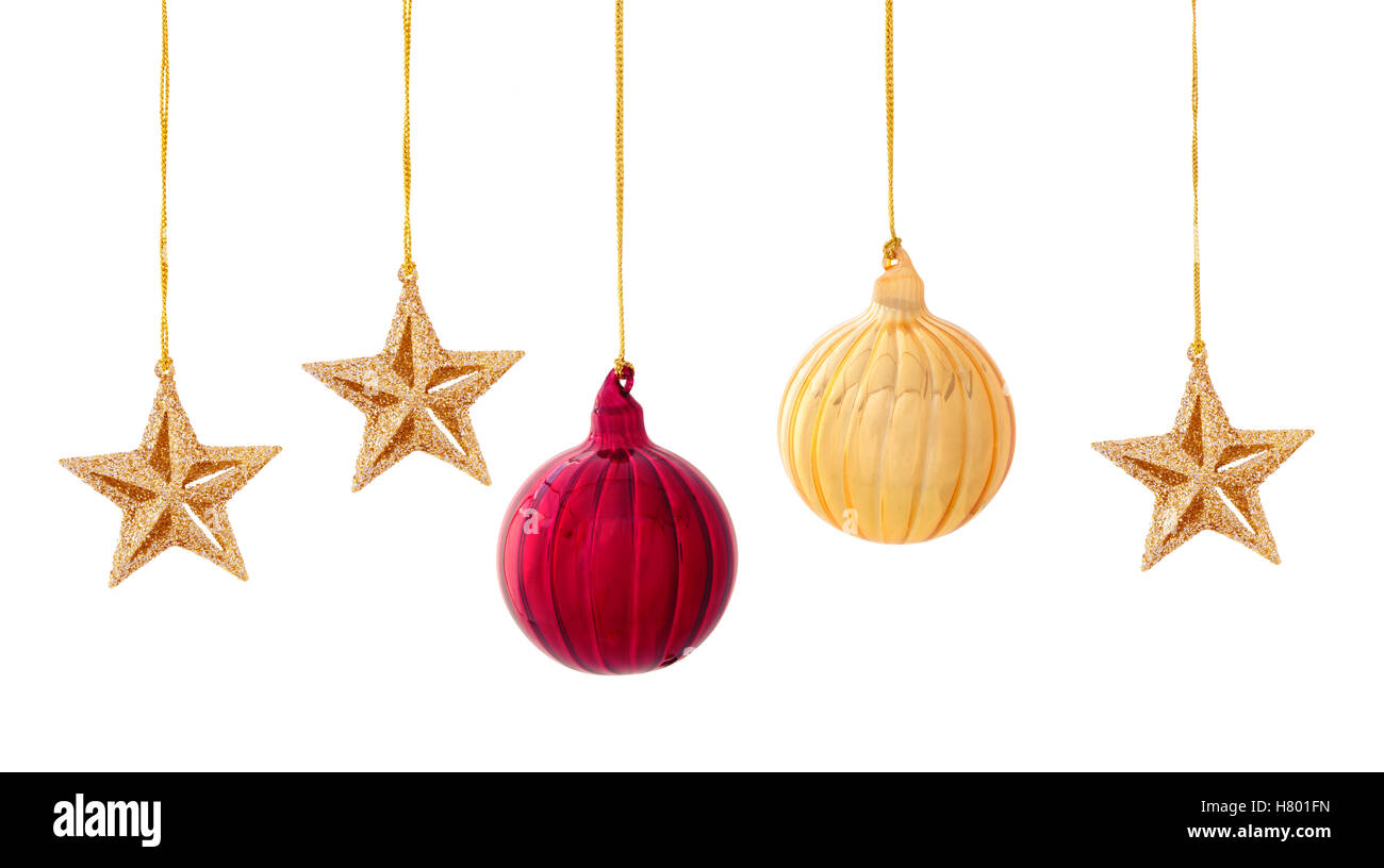 Red stars star balls Cut Out Stock Images & Pictures - Alamy