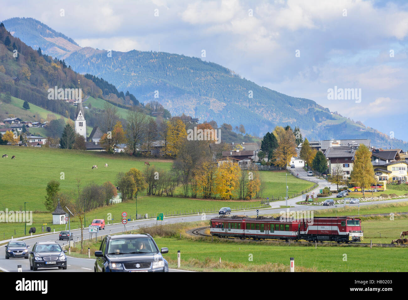Pinzgauer lokalbahn hi-res stock photography and images - Alamy