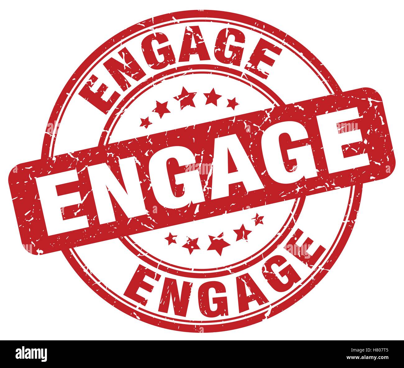 engage red grunge stamp Stock Vector Image & Art - Alamy