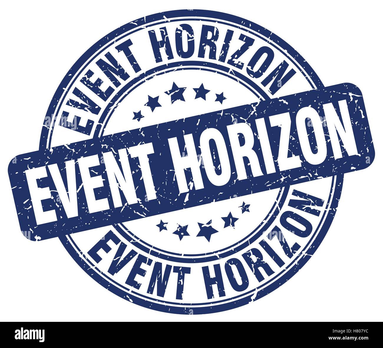 event horizon blue grunge stamp Stock Vector Image & Art - Alamy