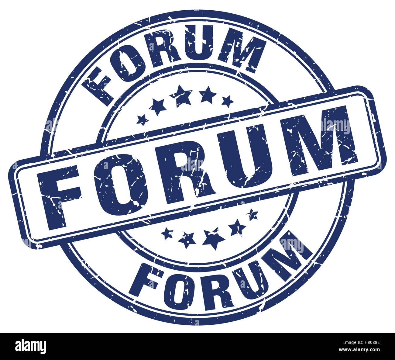 Forum stamp sign round hi-res stock photography and images - Alamy