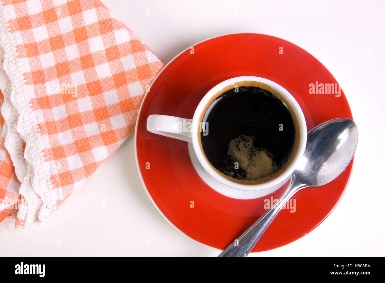 coffee break, breakfast early in the morning Stock Photo - Alamy
