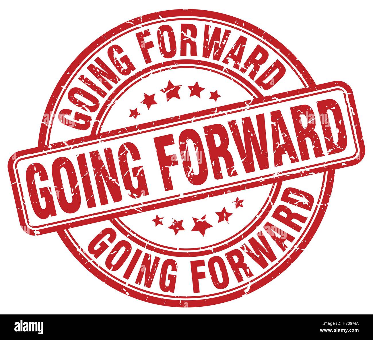 going forward red grunge stamp Stock Vector Image & Art - Alamy