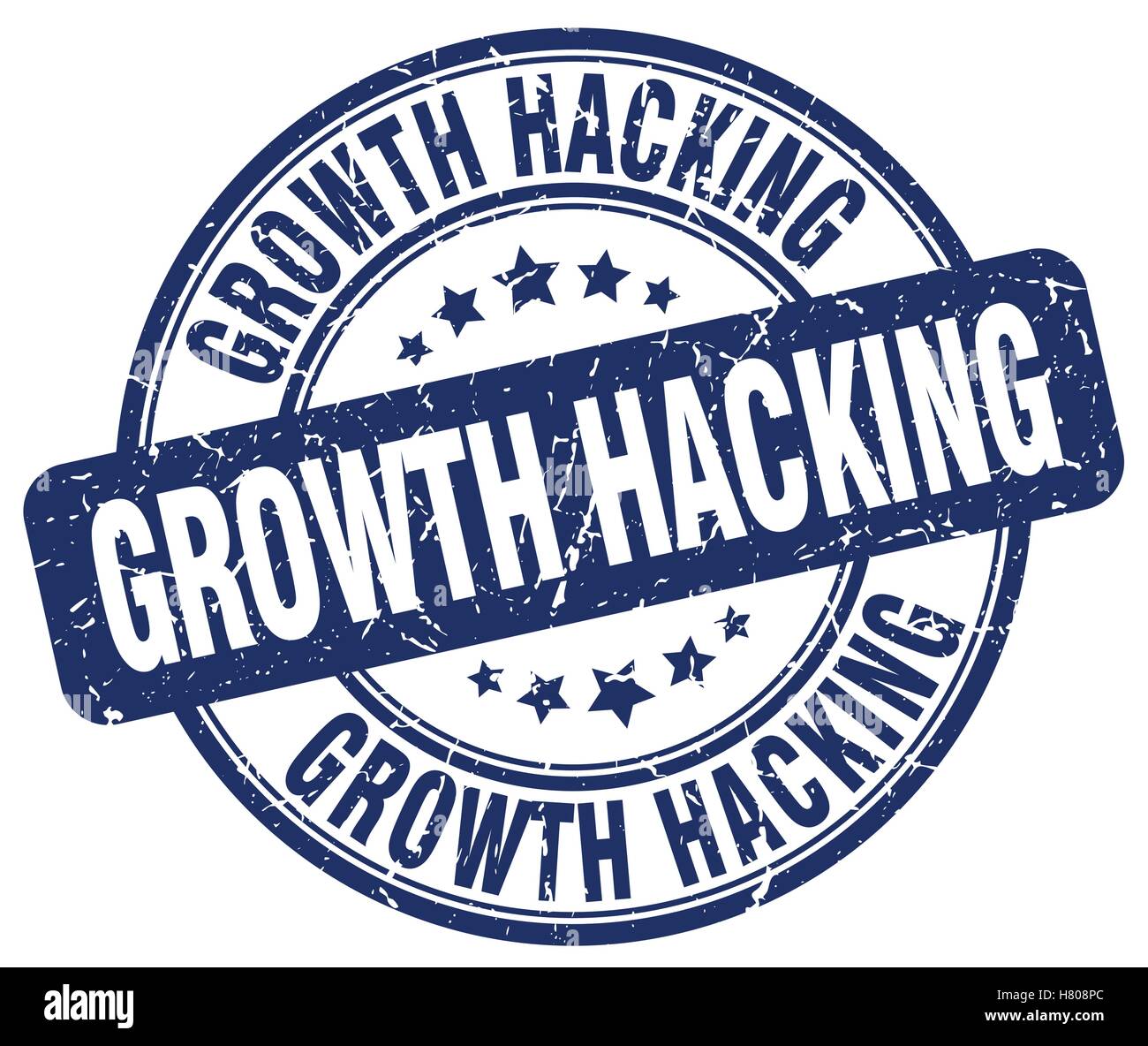 growth hacking blue grunge stamp Stock Vector Image & Art - Alamy