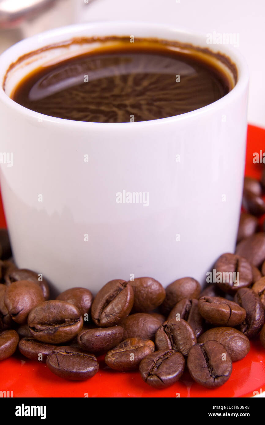 coffee break, breakfast early in the morning Stock Photo - Alamy