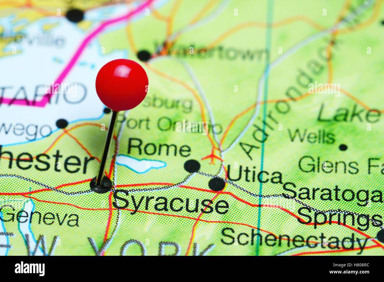 Syracuse On The Map Syracuse New York US PDF City Vector Map Exact