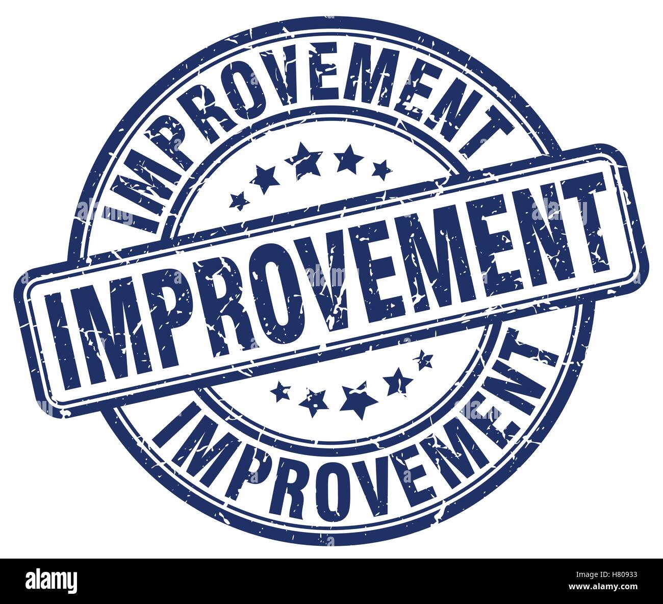 improvement blue grunge stamp Stock Vector Image & Art - Alamy