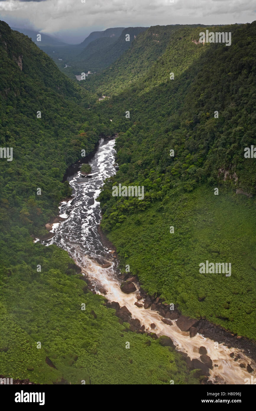 Potaro River below Kaieteur Waterfall, Guyana Stock Photo - Alamy