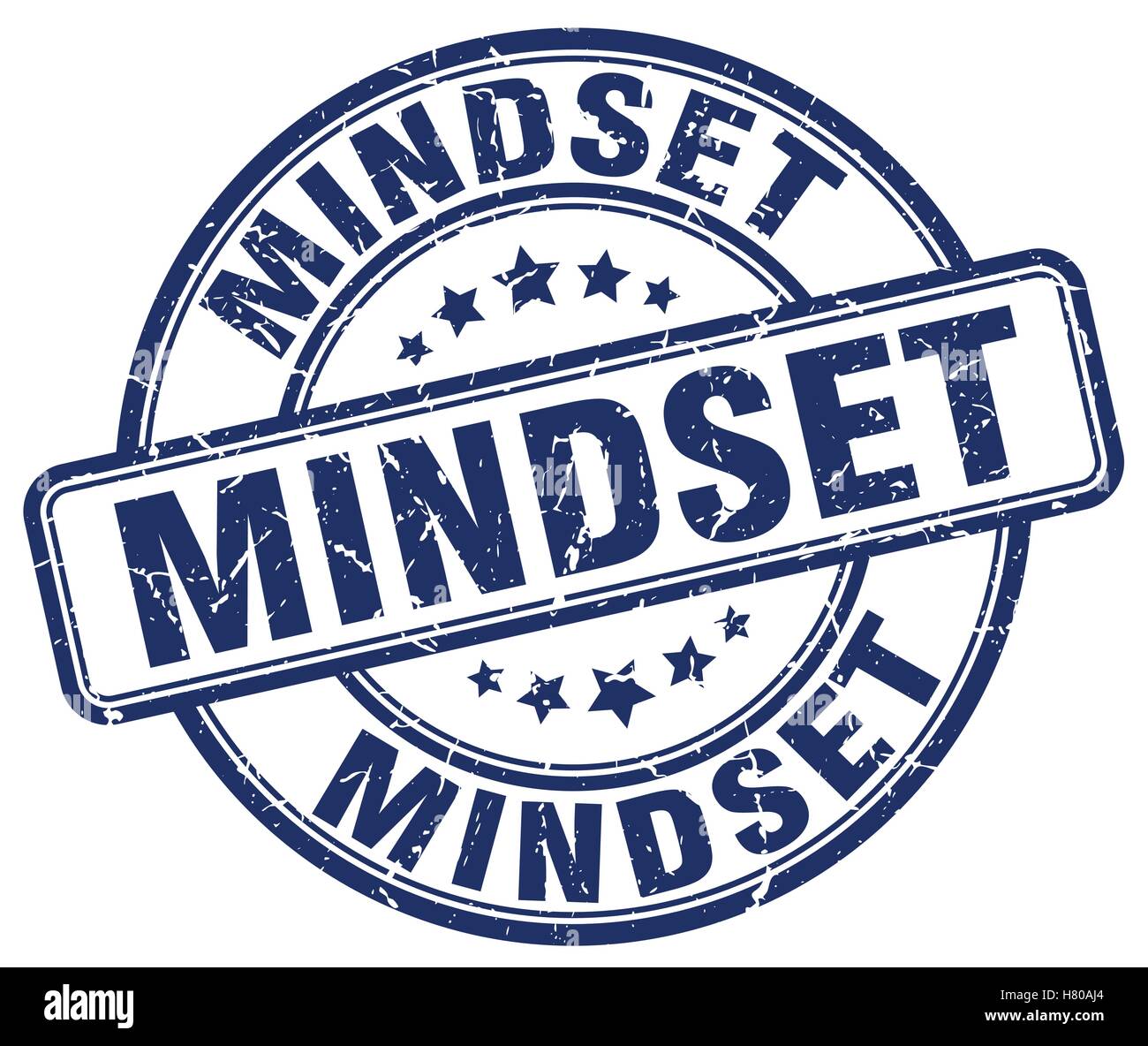 mindset blue grunge stamp Stock Vector Image & Art - Alamy