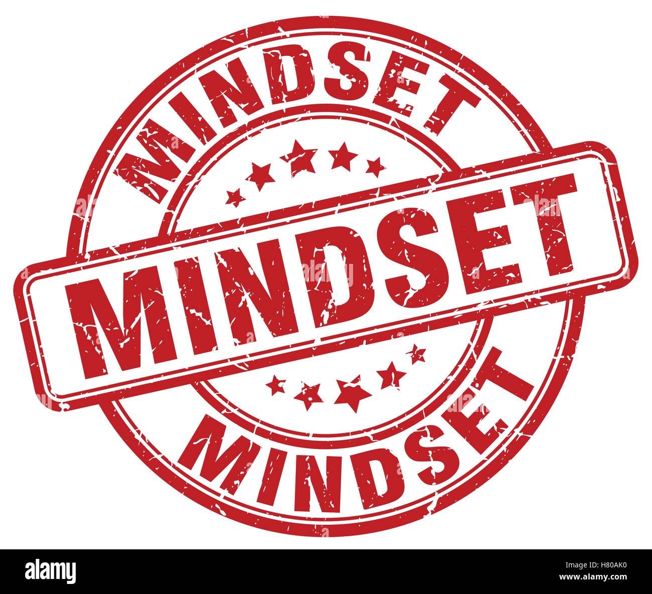 mindset red grunge stamp Stock Vector Image & Art - Alamy
