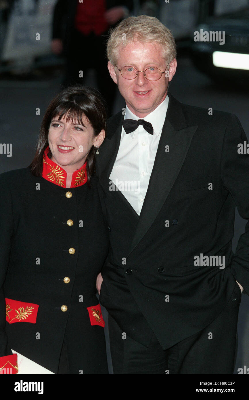 RICHARD CURTIS & EMMA FREUD LONDON ENGLAND 28 April 1999 Stock Photo ...