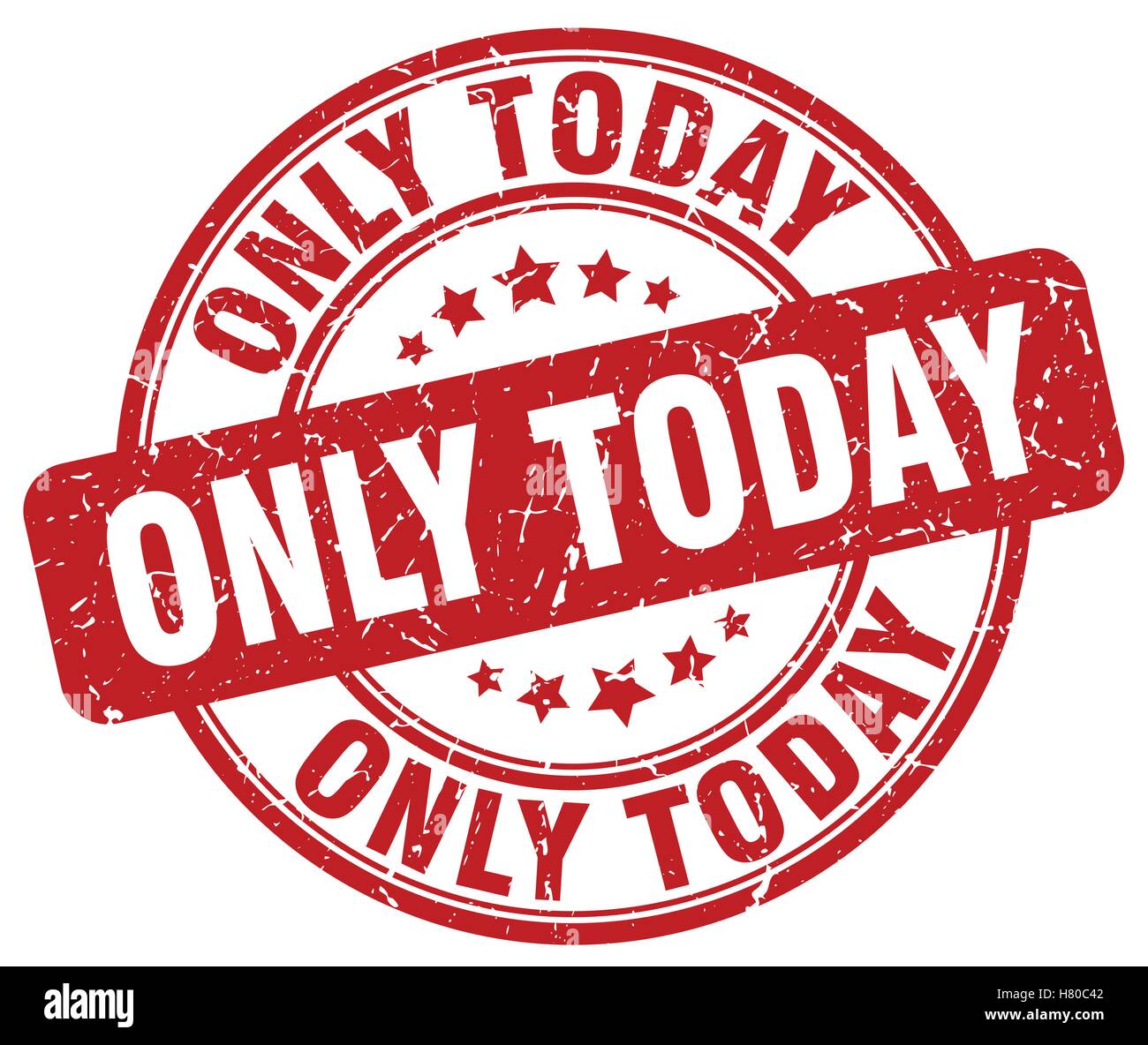 Today round red grunge Stock Vector Images - Alamy