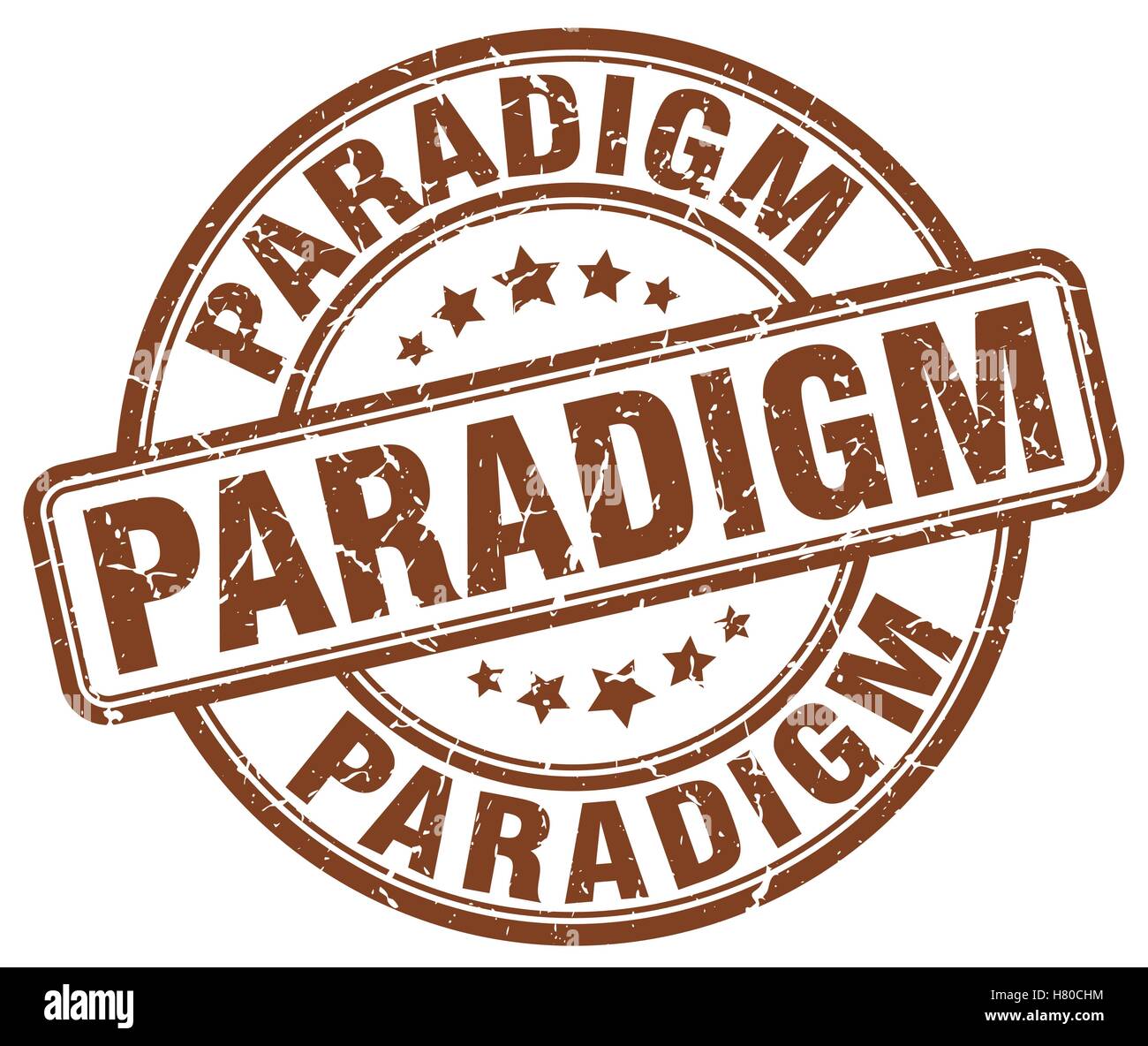 paradigm brown grunge stamp Stock Vector Image & Art - Alamy