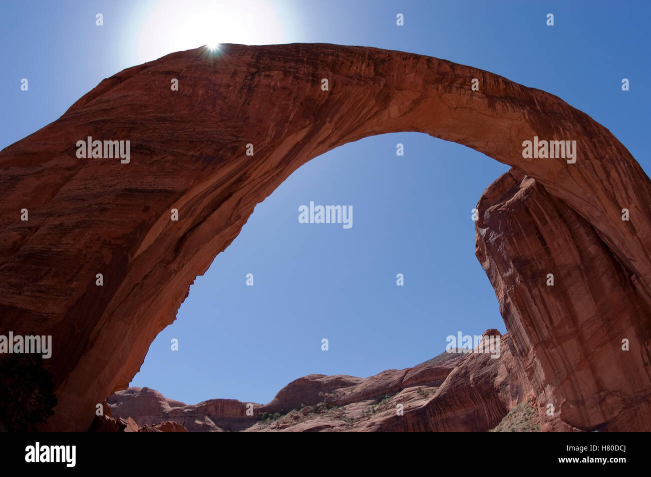 Natural arch, Rainbow Bridge National Monument, Arizona Stock Photo - Alamy