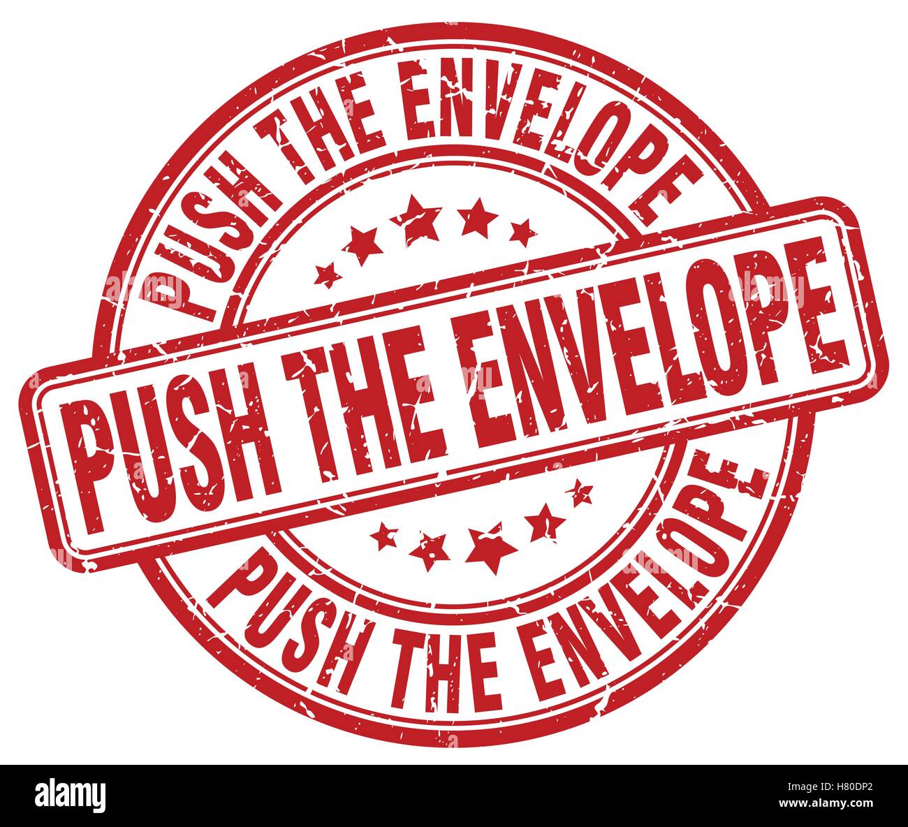 push the envelope red grunge stamp Stock Vector Image & Art - Alamy