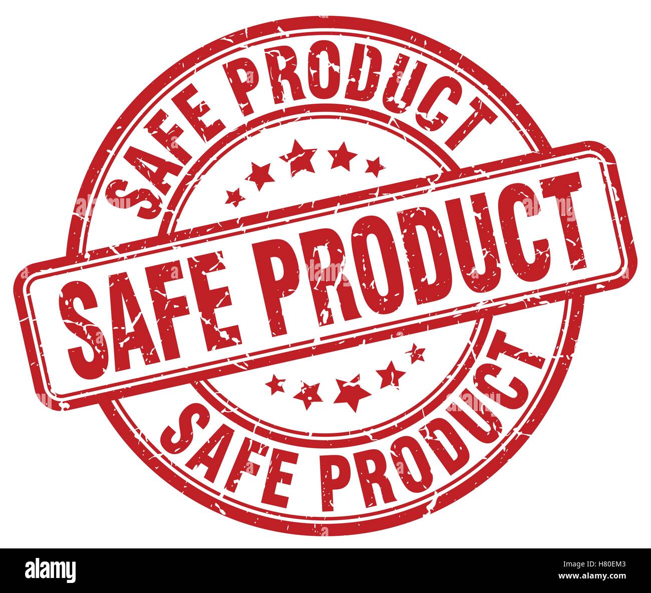 safe product red grunge stamp Stock Vector Image & Art - Alamy