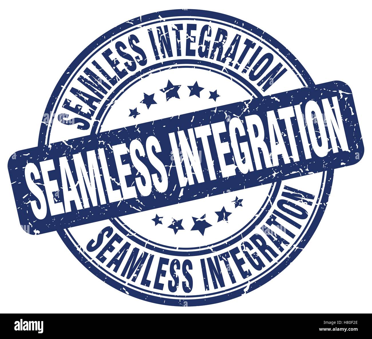 seamless integration blue grunge stamp Stock Vector Image & Art - Alamy