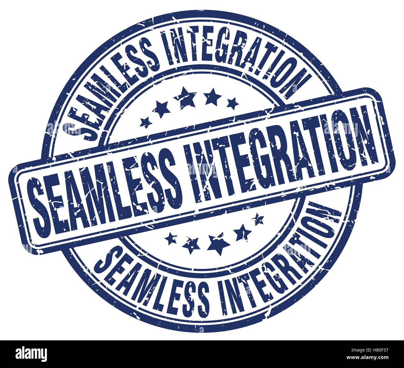 seamless integration blue grunge stamp Stock Vector Image & Art - Alamy