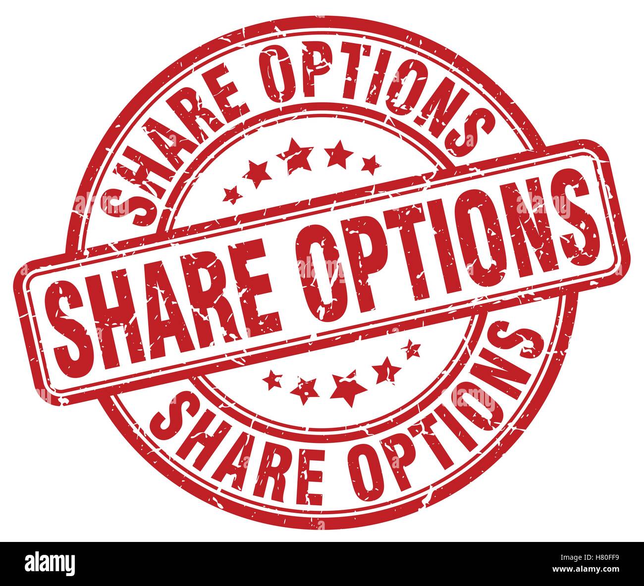share options red grunge stamp Stock Vector Image & Art - Alamy