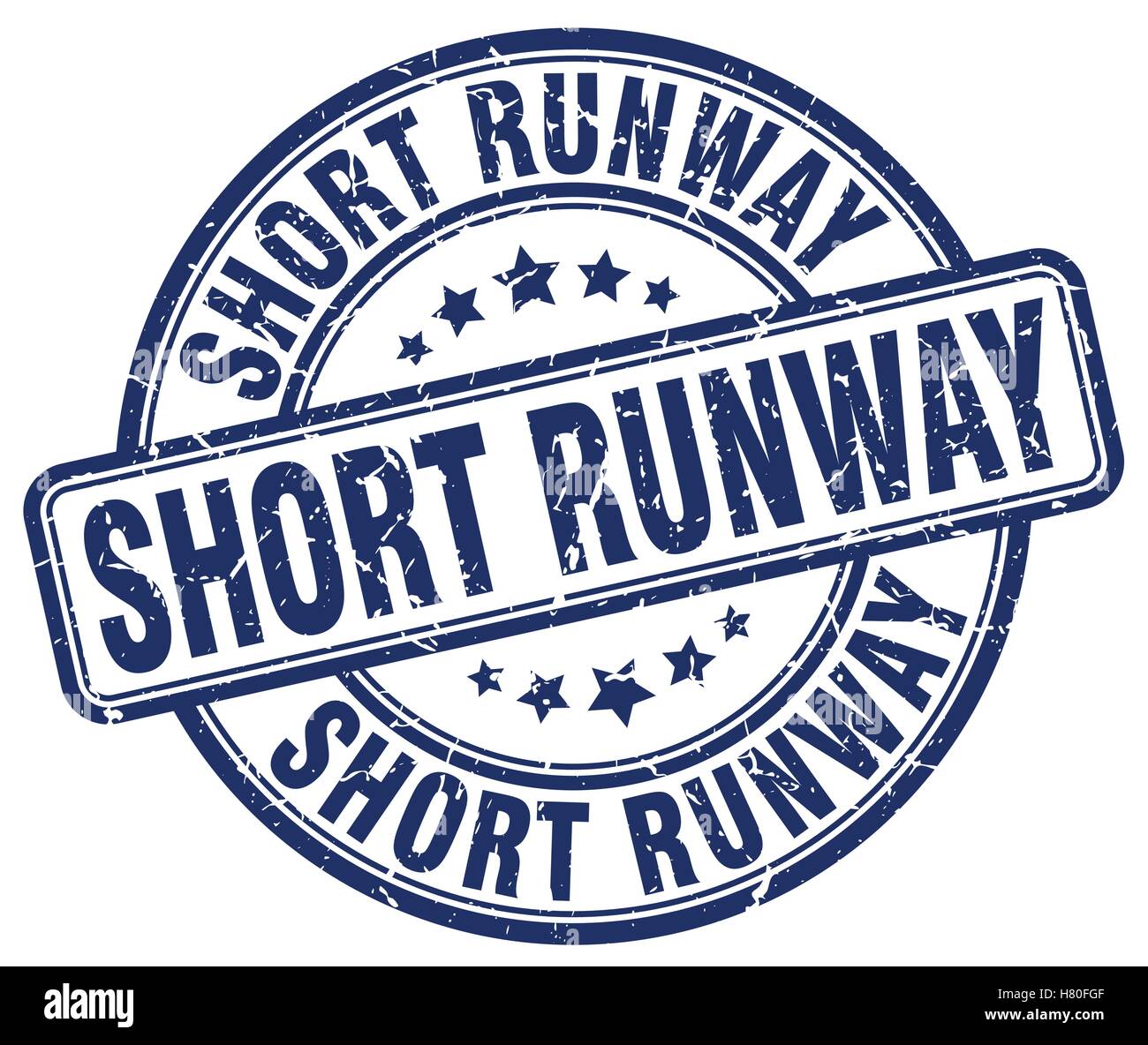 short runway blue grunge stamp Stock Vector Image & Art - Alamy