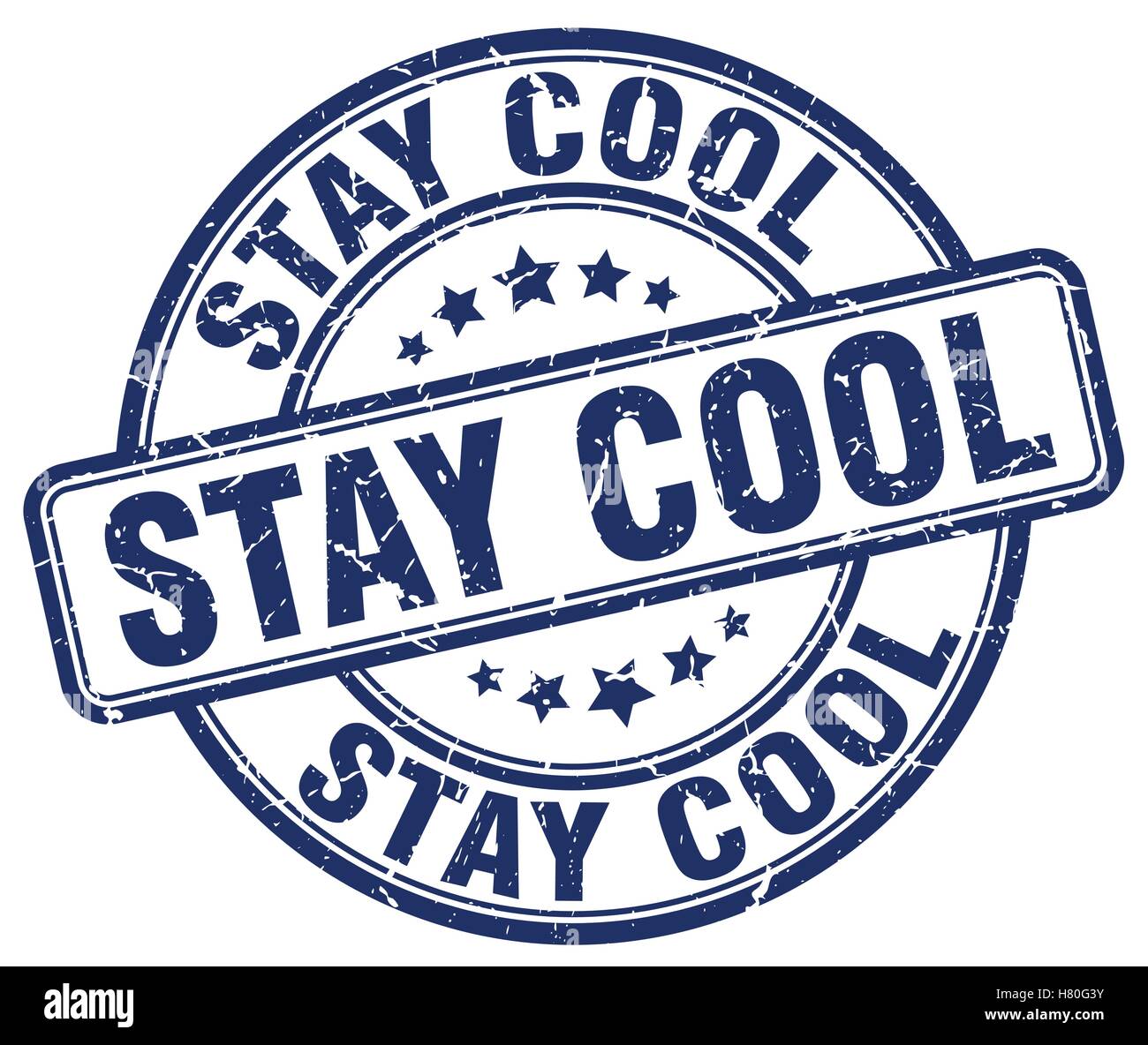 stay cool blue grunge stamp Stock Vector Image & Art - Alamy