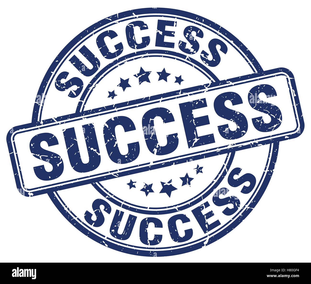 success blue grunge stamp Stock Vector Image & Art - Alamy