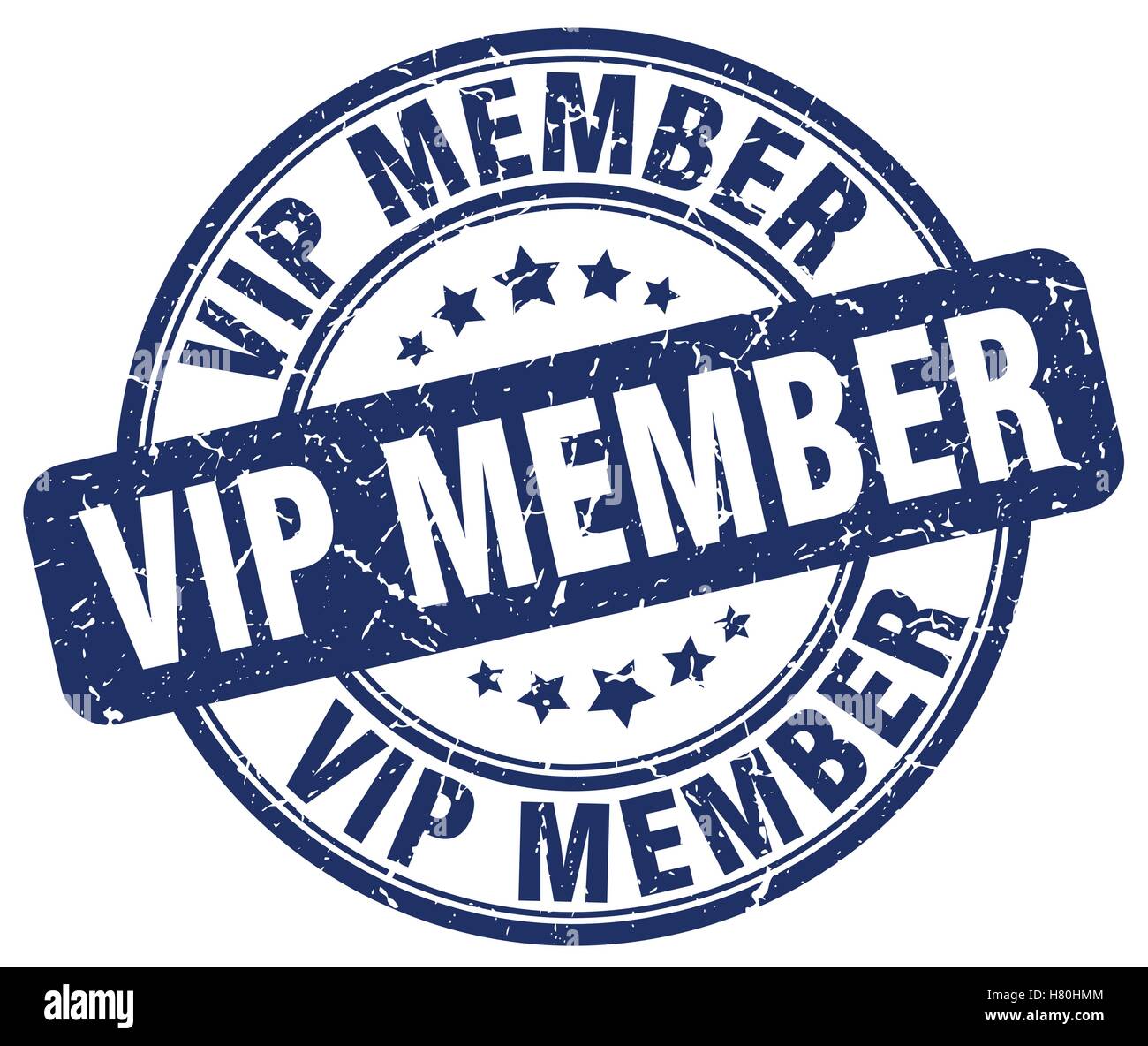 vip member blue grunge stamp Stock Vector Image & Art - Alamy