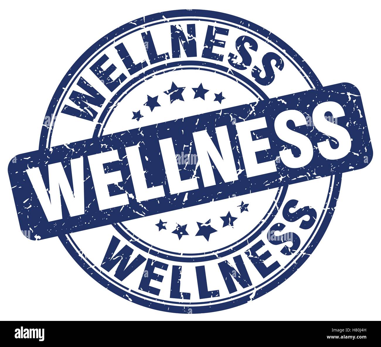 wellness blue grunge stamp Stock Vector Image & Art - Alamy