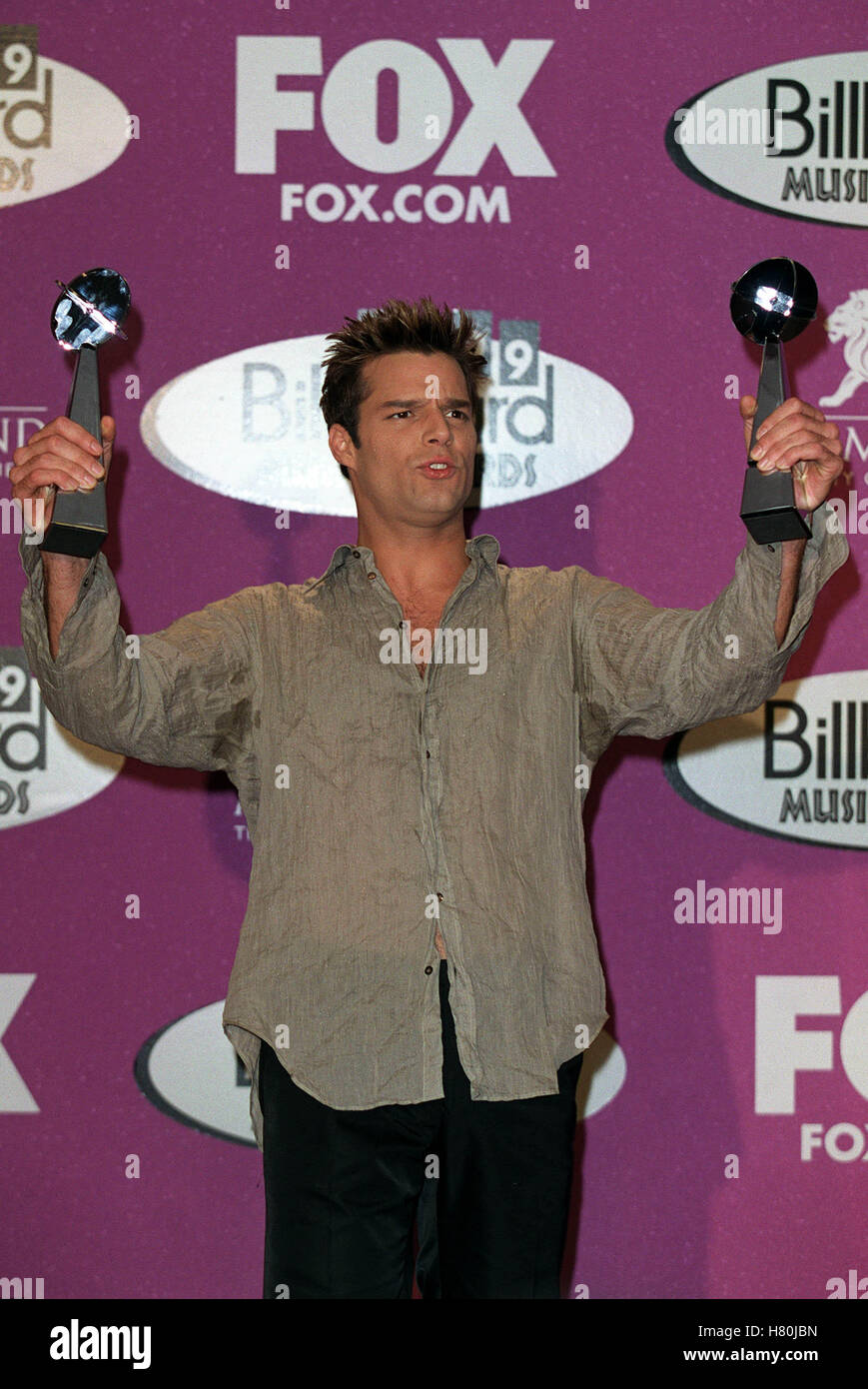RICKY MARTIN LAS VEGAS USA 13 December 1999 Stock Photo - Alamy