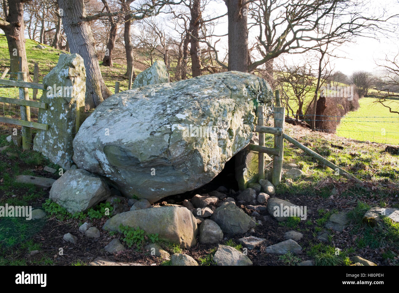 Megalithic burial chamber tomb wales hi-res stock photography and ...