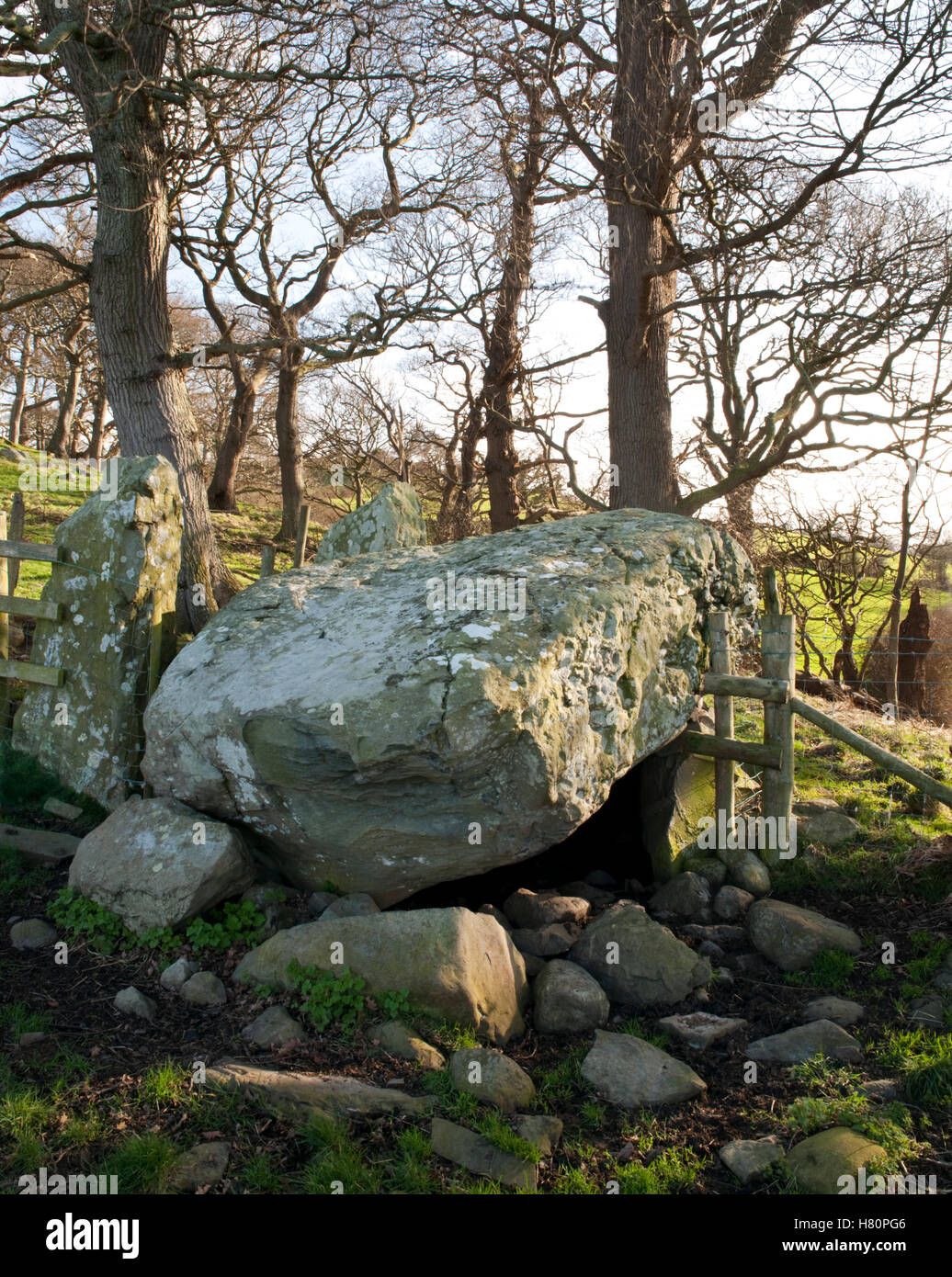 Megalithic burial chamber tomb wales hi-res stock photography and ...