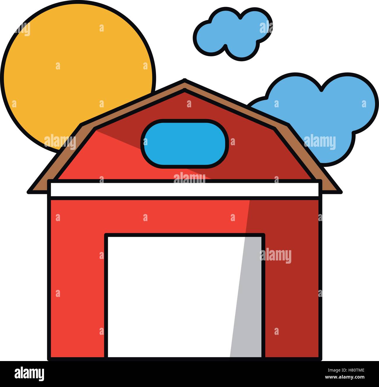 Isolated farm building design Stock Vector Image & Art - Alamy