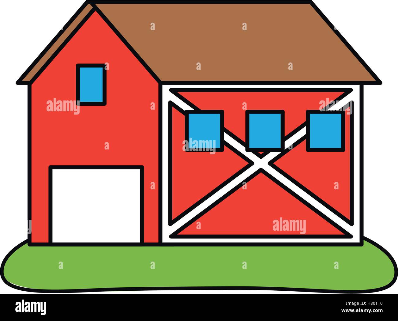 Isolated farm building design Stock Vector Image & Art - Alamy