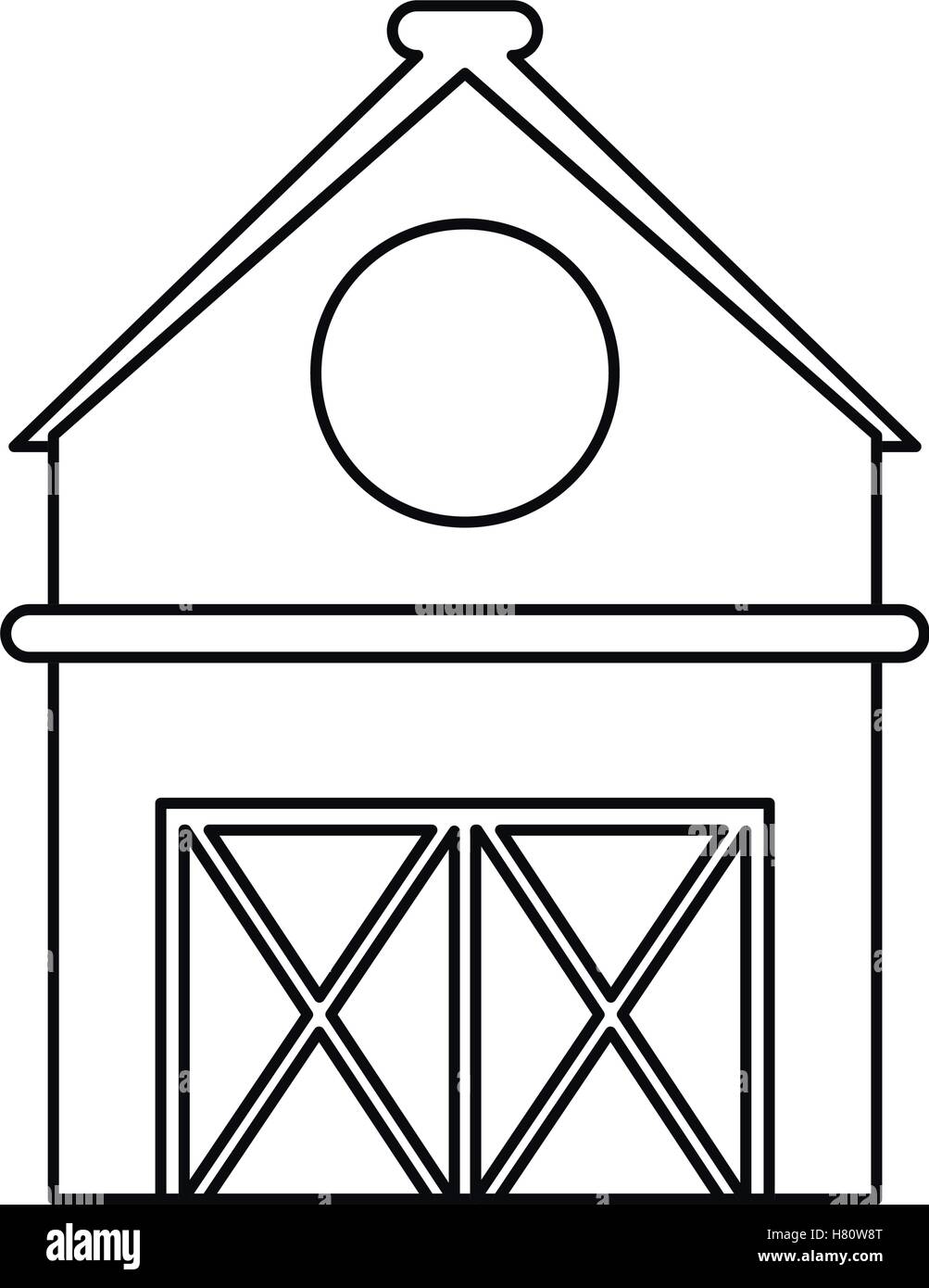 Isolated farm building design Stock Vector Image & Art - Alamy