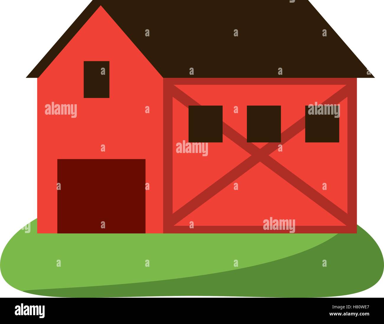 Isolated farm building design Stock Vector Image & Art - Alamy