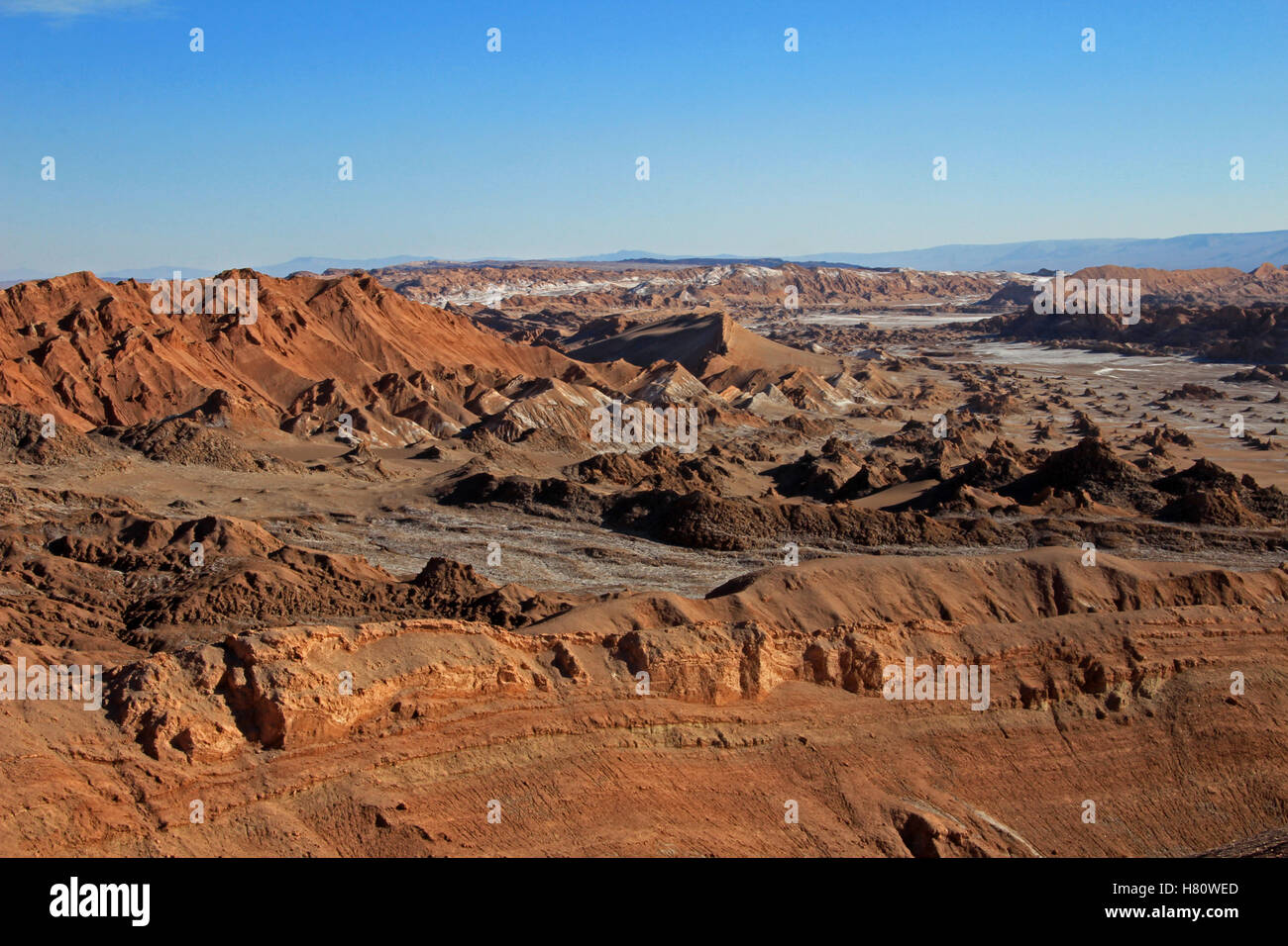 Valle de la Luna, valley of the moon, Atacama desert Chile Stock Photo - Alamy