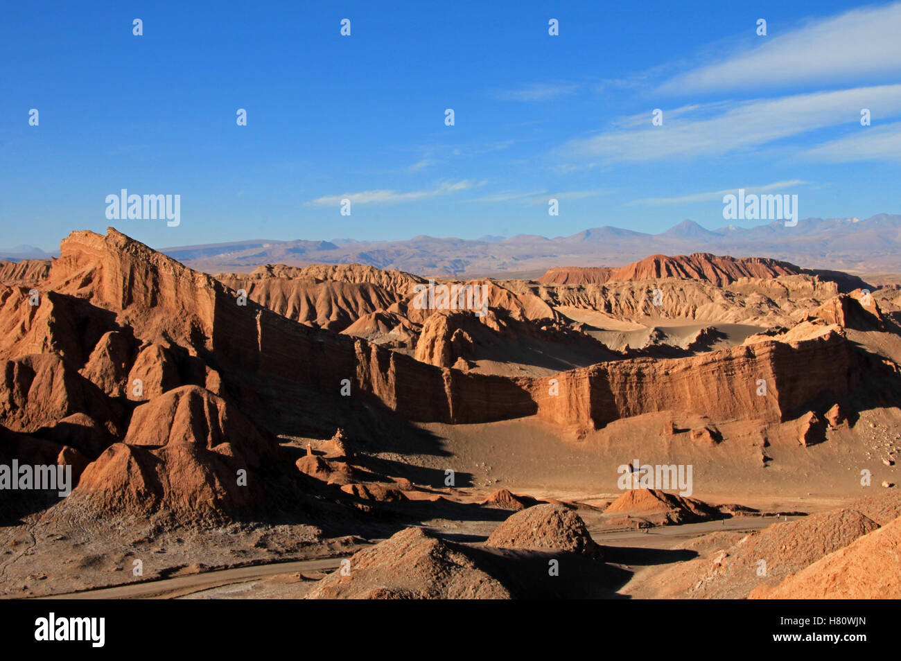 Amphitheater, valle de la Luna, valley of the moon, Atacama desert Chile Stock Photo - Alamy