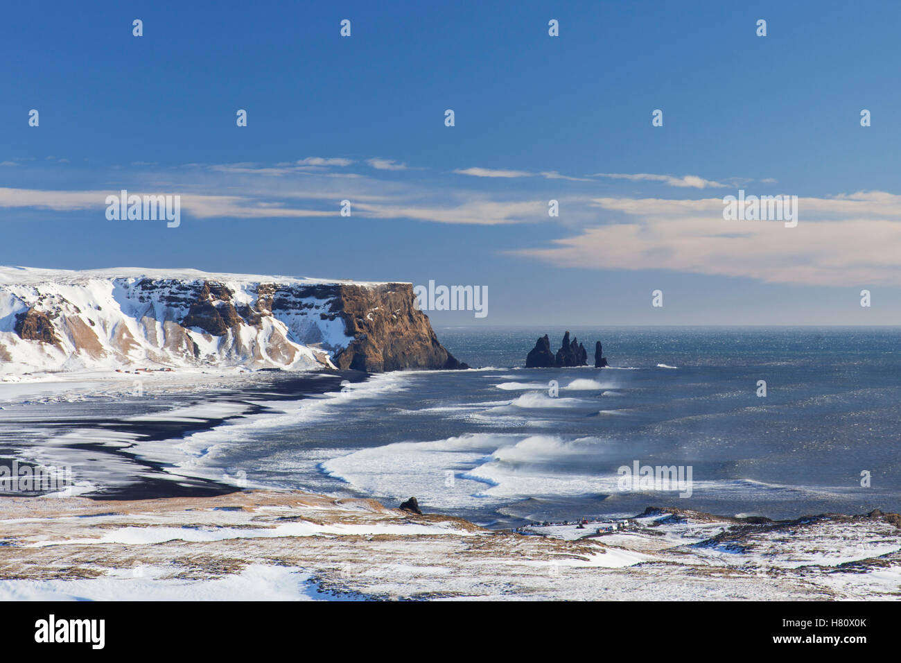 Reynisfjara in winter hi-res stock photography and images - Alamy