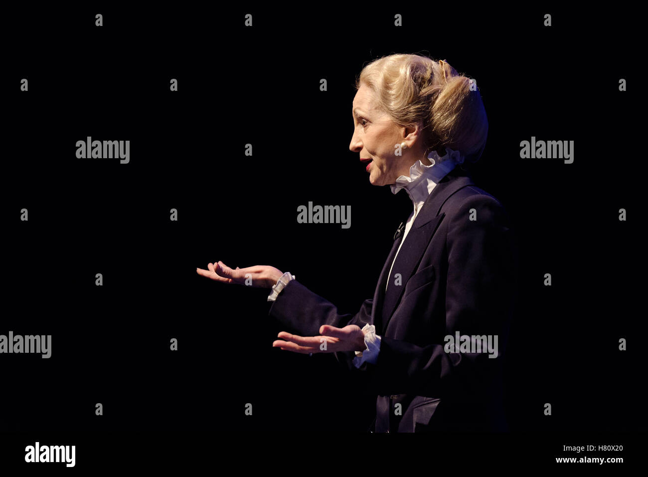 EDITORIAL USE ONLY Lady Barbara Judge speaking at the Huxley Summit ...