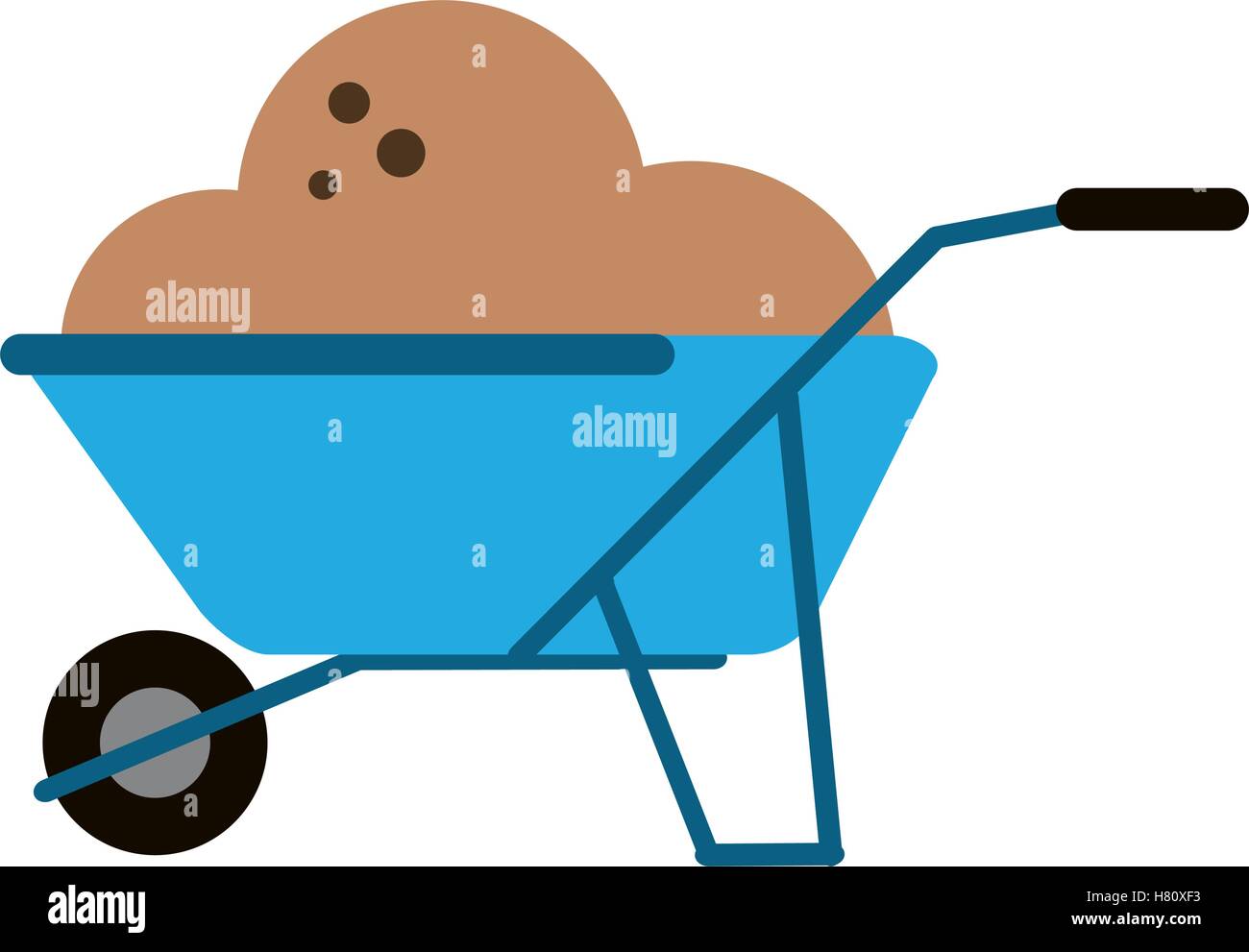 wheelbarrow tool of farm design Stock Vector Image & Art - Alamy