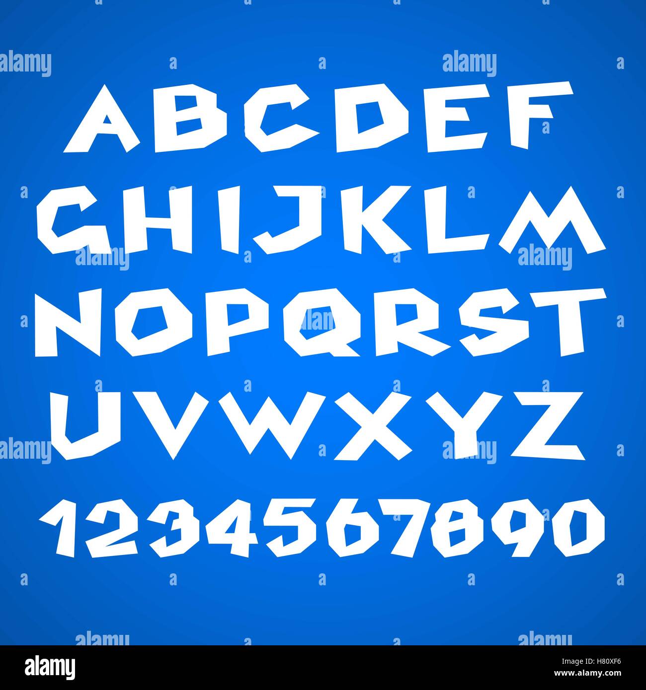 Flat alphabet symbol hi-res stock photography and images - Alamy