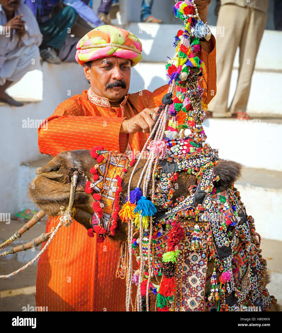 Pushkar rajasthan india pushkar fair man hi-res stock photography and ...