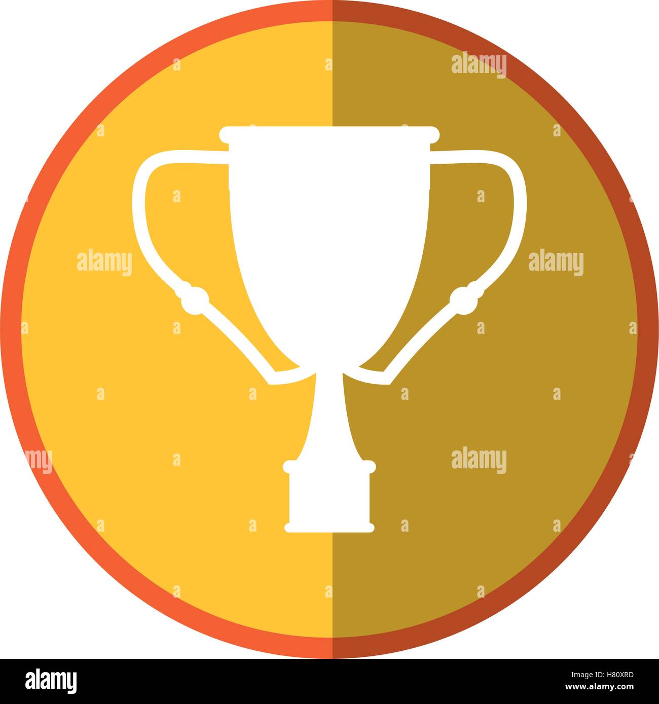 Isolated trophy cup design Stock Vector Image & Art - Alamy