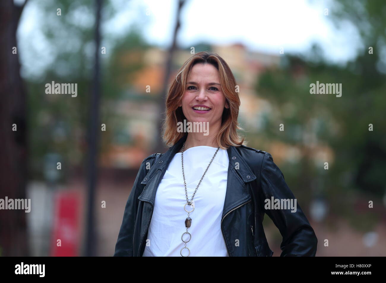 Rome, Italy. 08th Nov, 2016. Italian actress Stefania Montorsi during ...