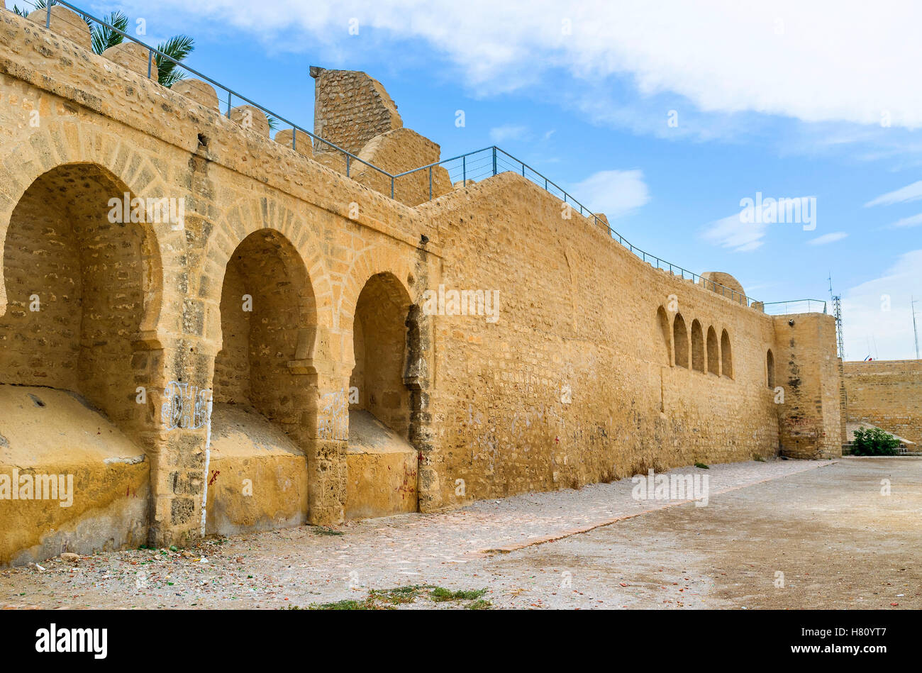 The well preserved town wall is the fine example of medieval arabic ...