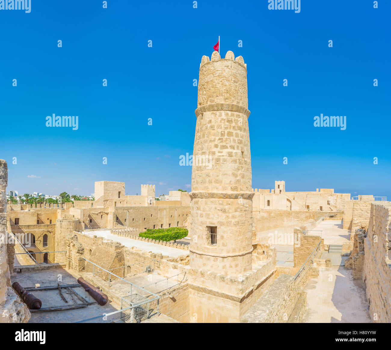 The high tower overlooks all the citadel's ramparts, the coastline and ...
